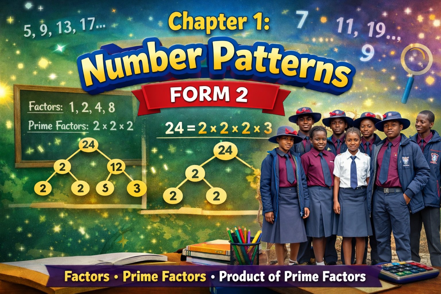 Factors, Prime Factors Revision - Mugombi Online School
