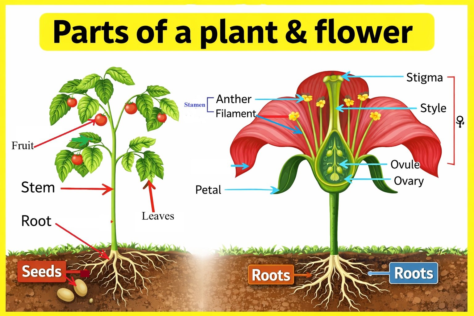 3.2 External Structure of Flowering Plants - Mugombi Online School